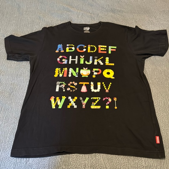 Nintendo | Shirts | Nintendo Alphabet Tshirt For Men Size M | Poshmark